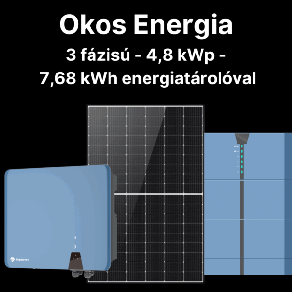 Okos Energia - 4,8kWp kulcsrakész napelemes rendszer - Aleron Energia